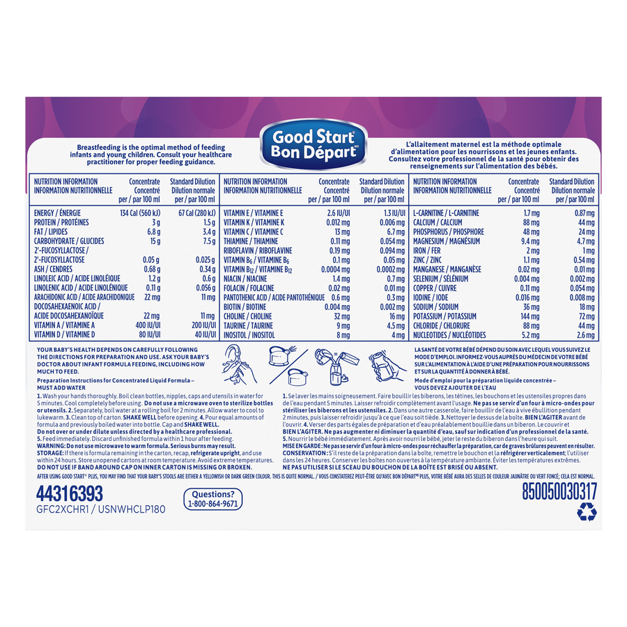 Good Start® PLUS 1 Baby Formula, Concentrated Liquid | Good Start Baby ...